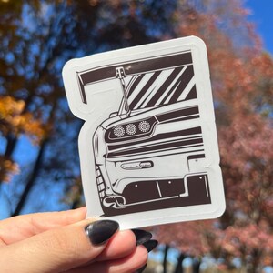 Mazda RX7 Outline Sticker: Minimalist Car Decal - Etsy