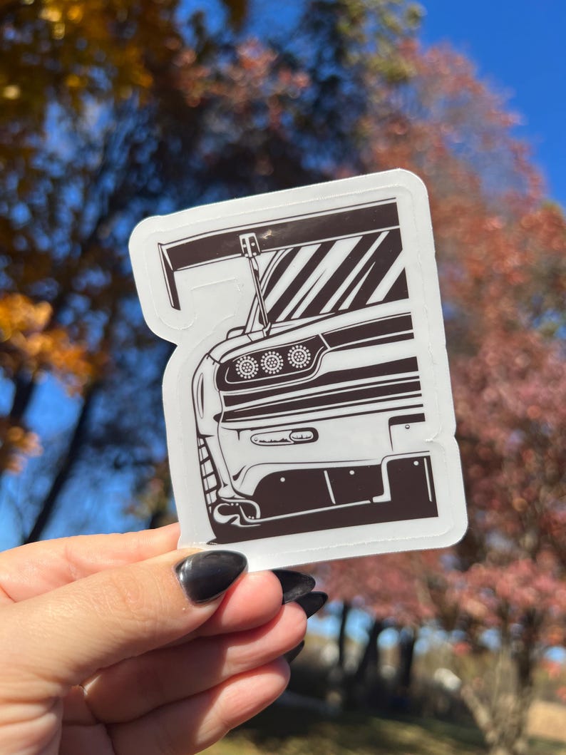 Mazda RX7 Outline Sticker Minimalist Car Decal Classic RX7 Automotive ...