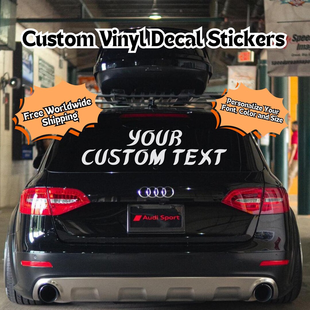 Custom Vinyl Decals | Make Your Own Vinyl Decal Sticker | Business Logo ...