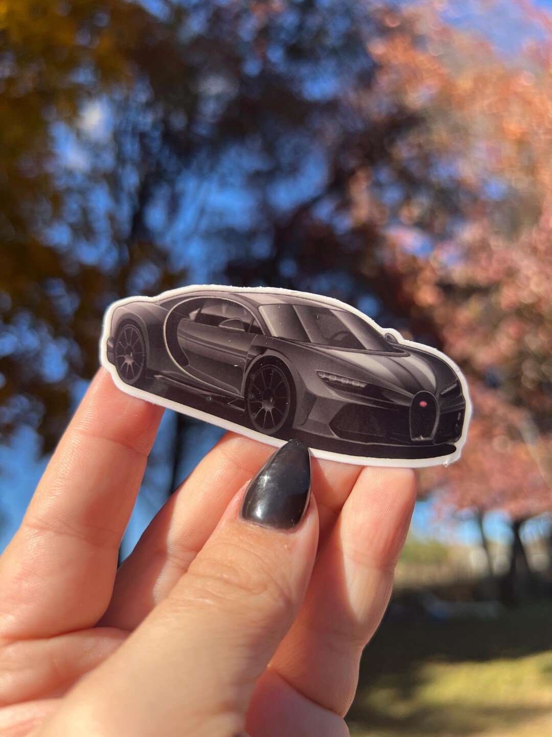 Bugatti Chiron Car Sticker: Water Resistant Laptop Decal - Etsy