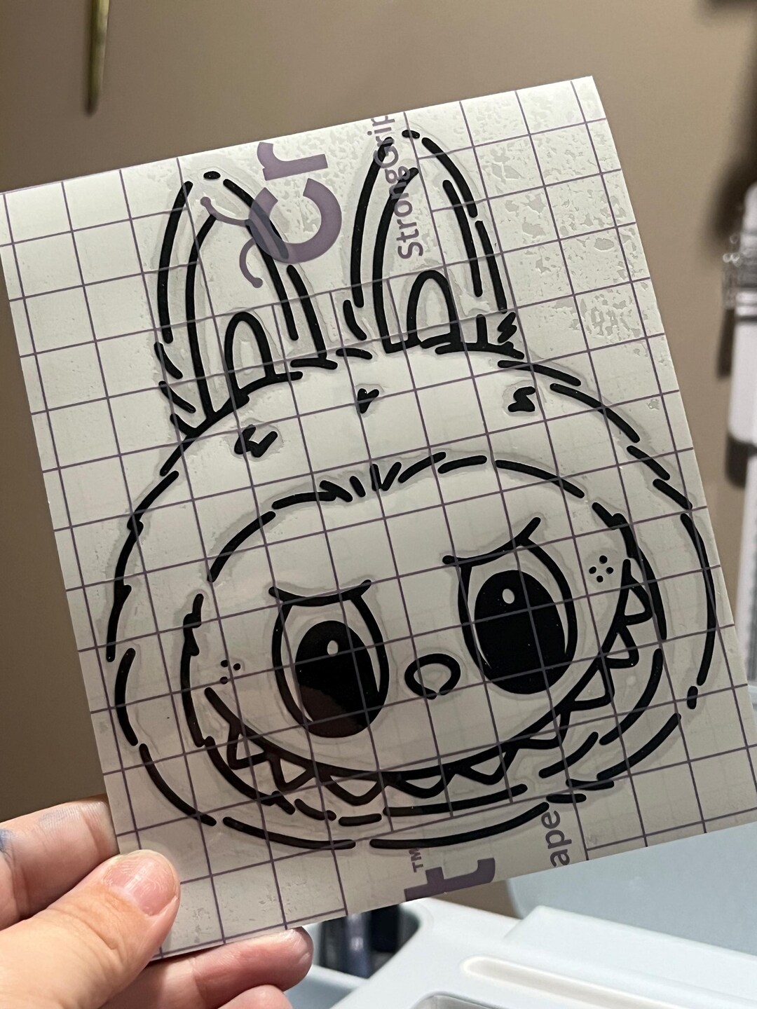 Labubu Car Decal: Trendy Vinyl Sticker for Laptop, Kindle - Etsy