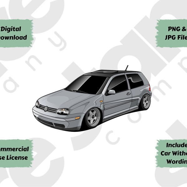 Volkswagen Mk4 Svg - Etsy