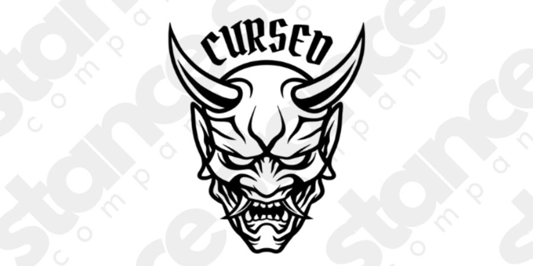 Cursed Vinyl Decal for Cars, Windows, Cups, Tumblers, Weddings ...