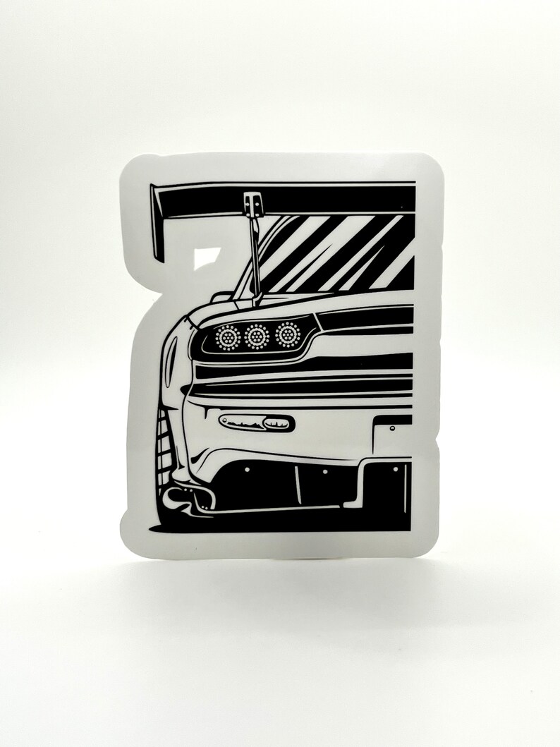 Mazda RX7 Outline Sticker Minimalist Car Decal Classic RX7 Automotive ...