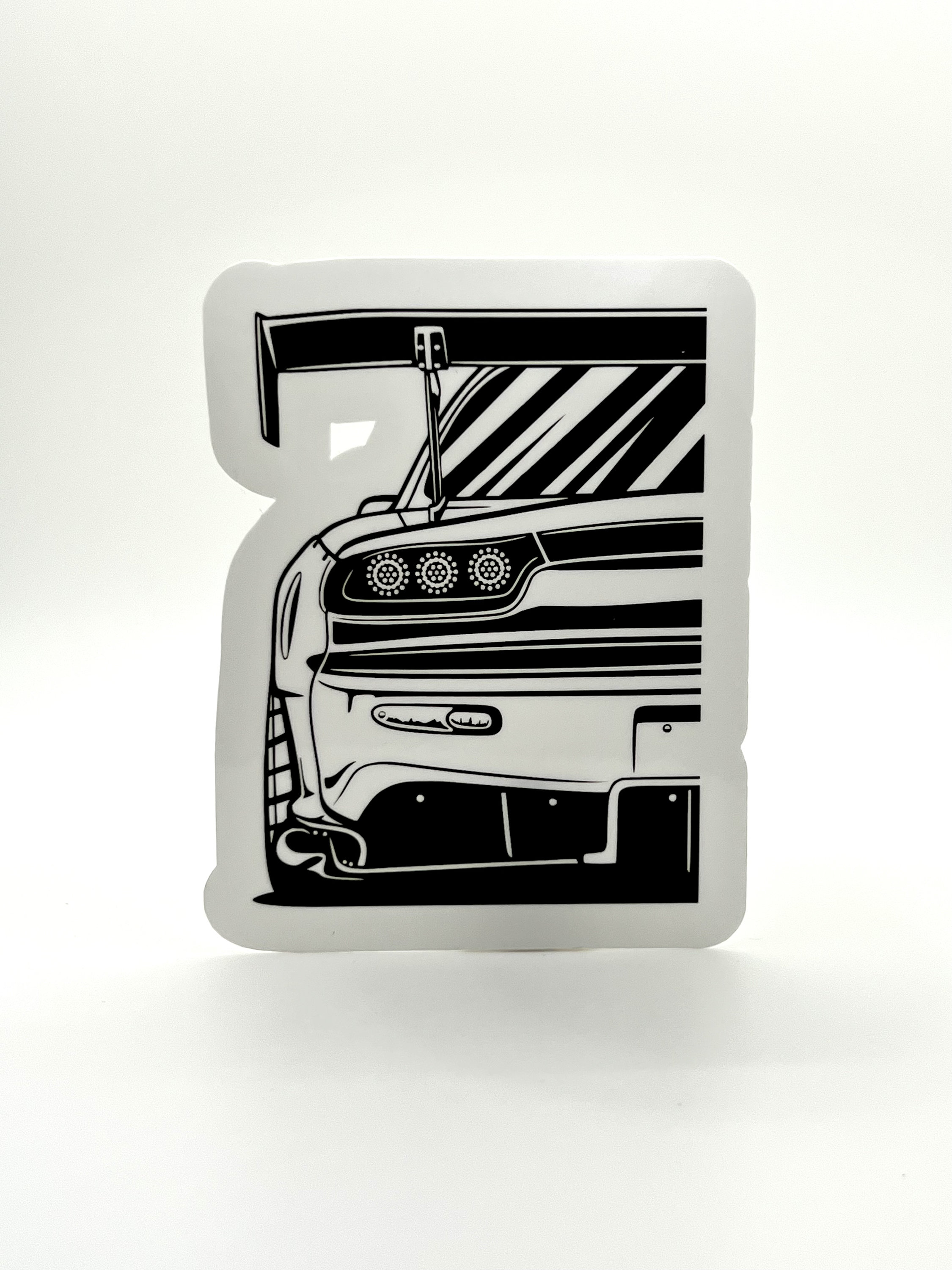 Mazda RX7 Outline Sticker Minimalist Car Decal Classic RX7 Automotive ...