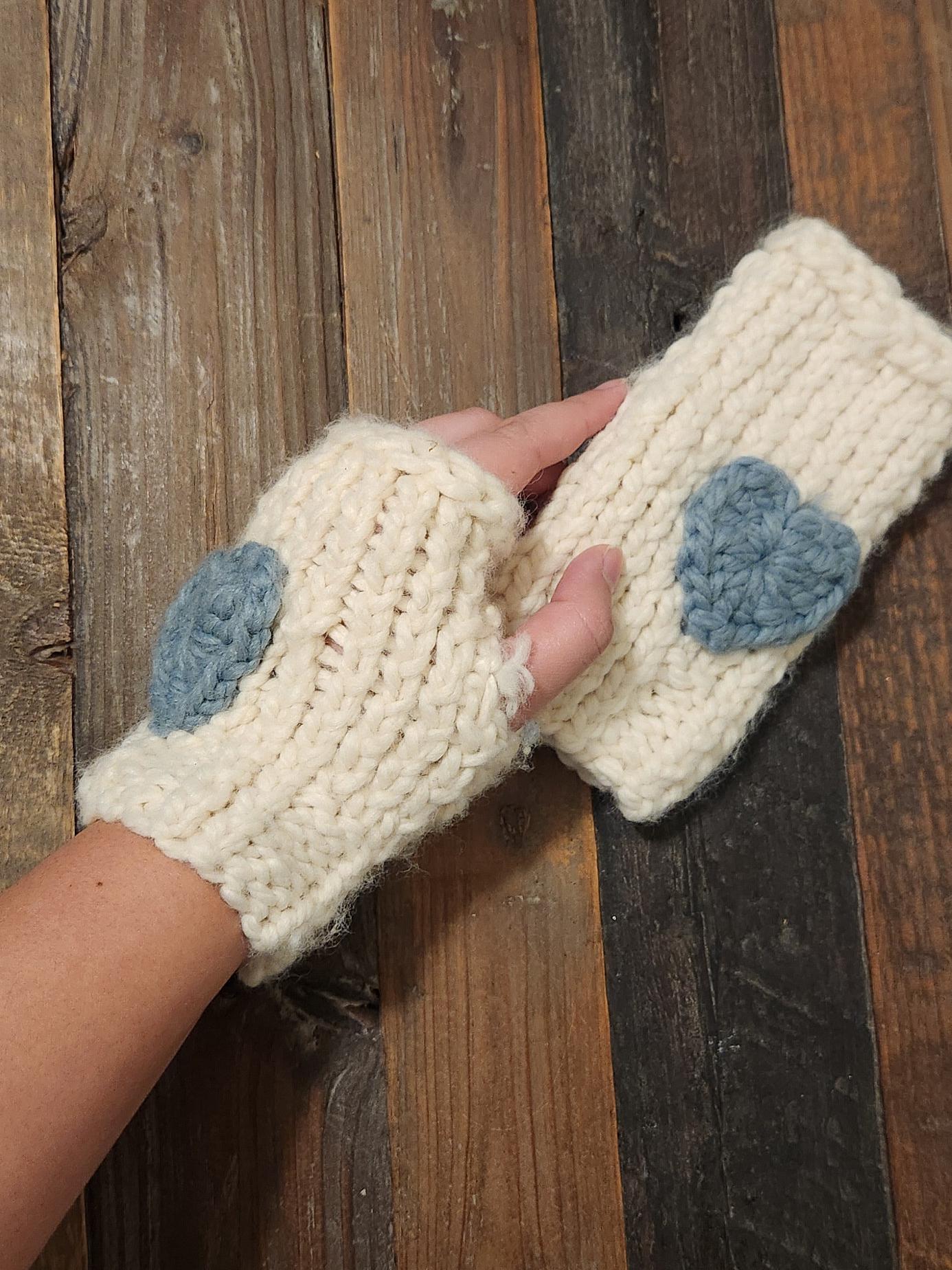 Crocheted Hand Warmers - Etsy