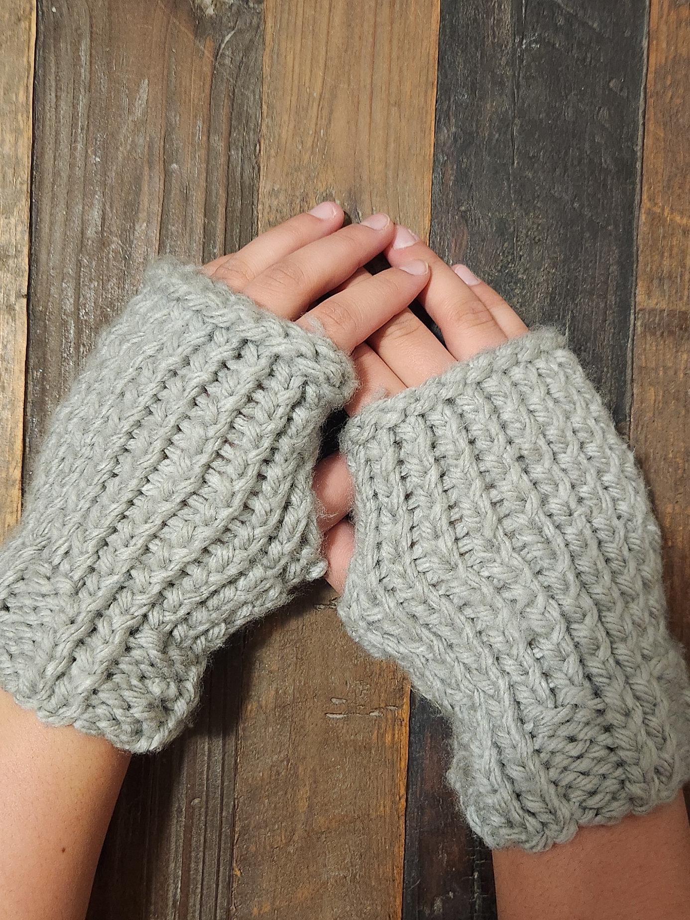 Crocheted Hand Warmers - Etsy