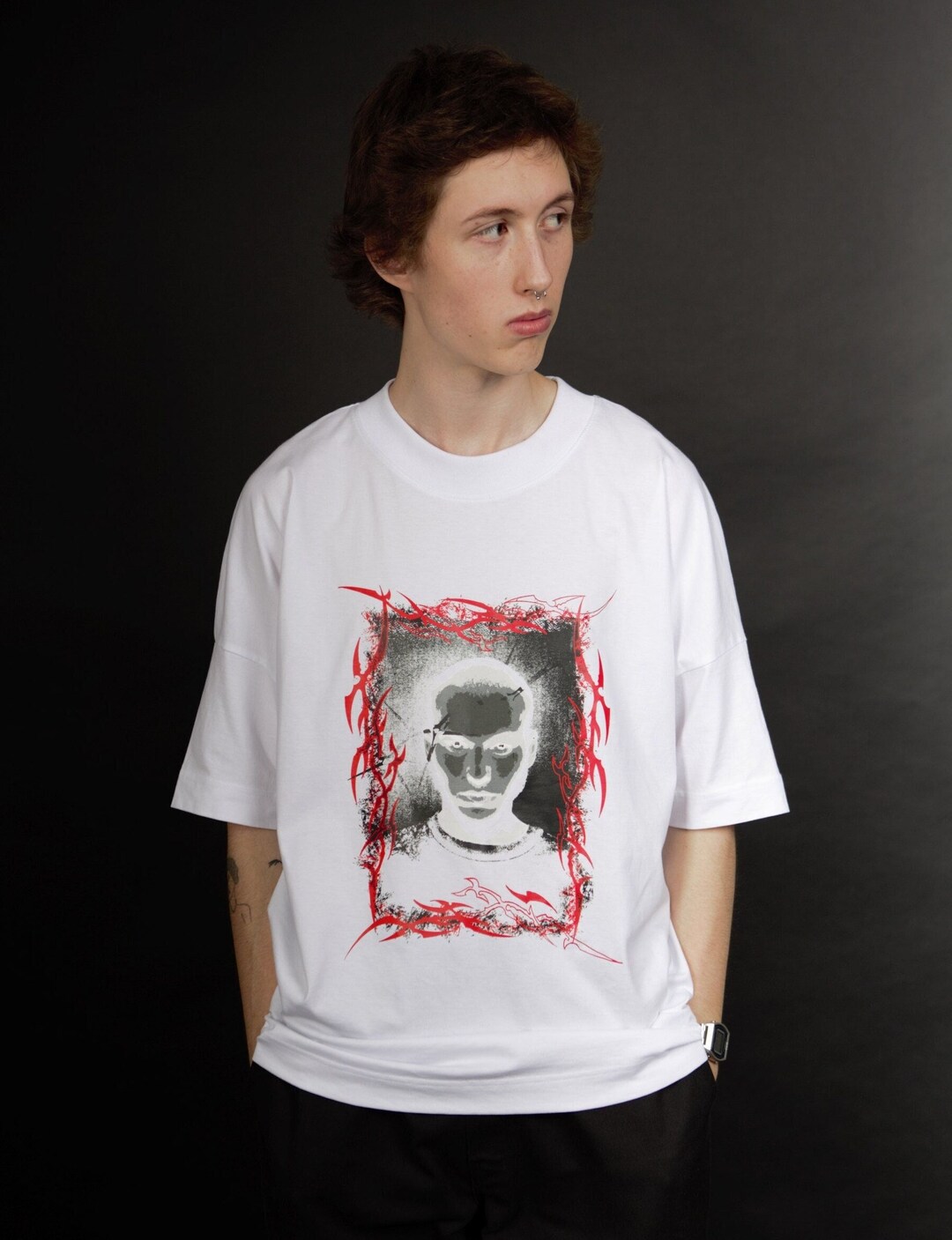 Y2k Shirt, 90s Grunge Fashion, 2000s Style, 90s Outfits, Baggy Shirt ...