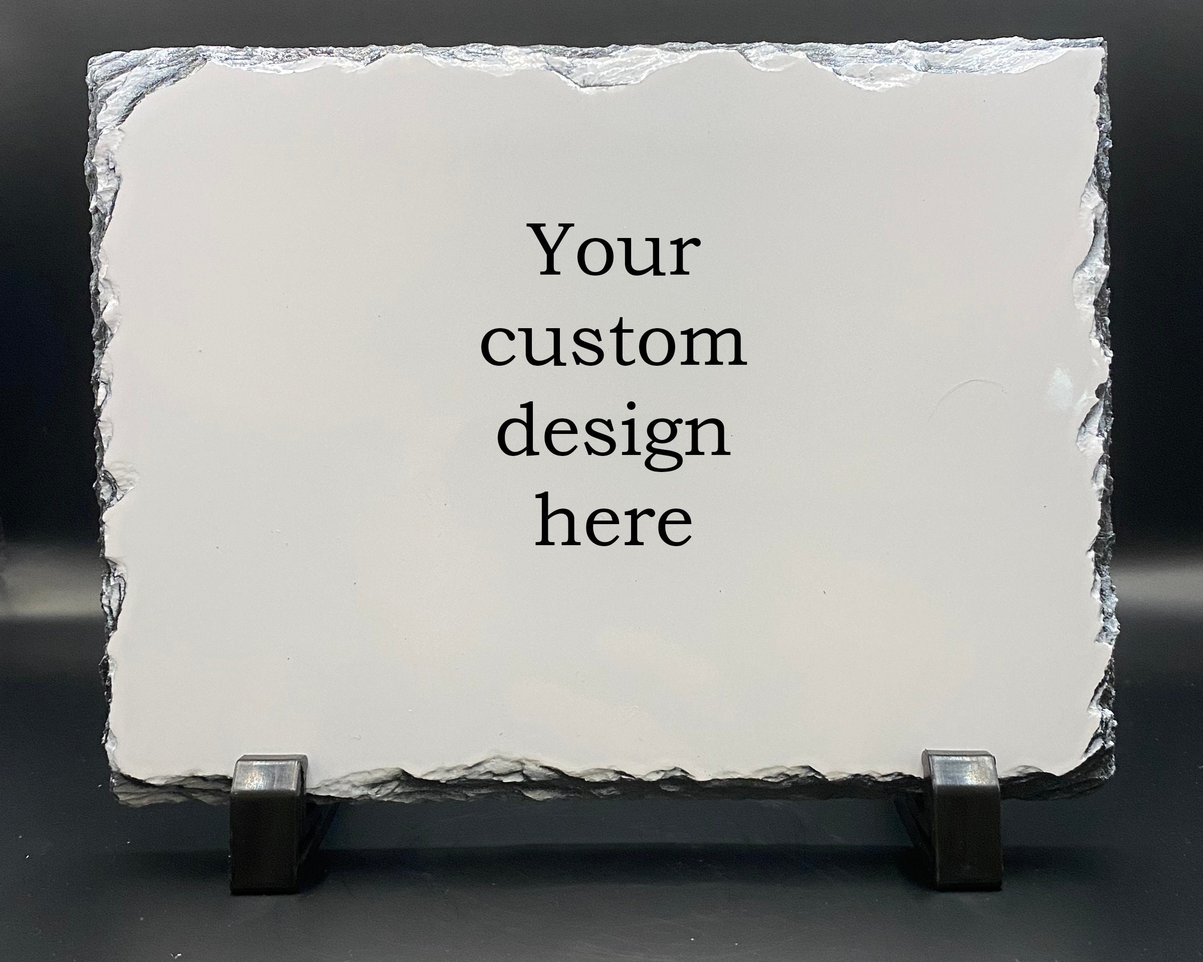 7.7" X 5.7" Custom Design Slate Picture - Etsy