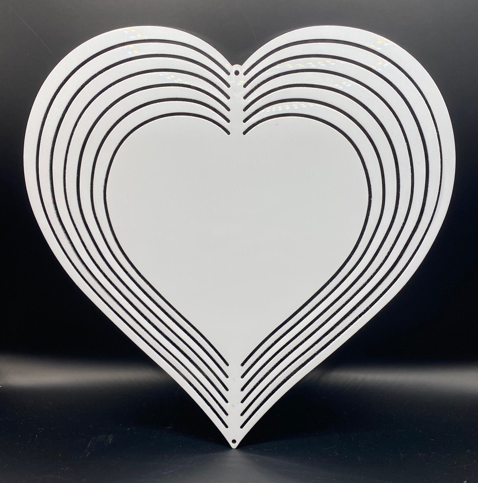 Heart Wind Spinner Custom Design 10" X 10" - Etsy