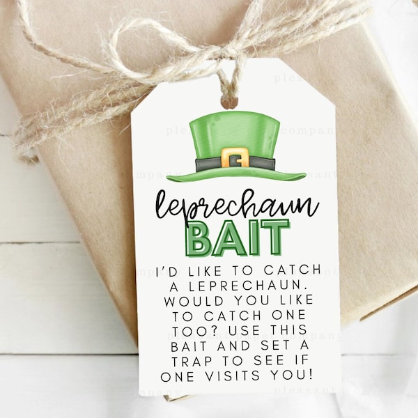 Leprechaun Bait Tag - Etsy