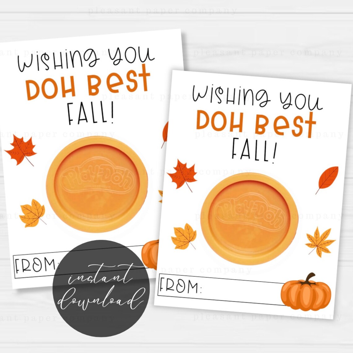 Fall Play-doh Printable, Kids Play-doh Printable, Teacher Classroom ...