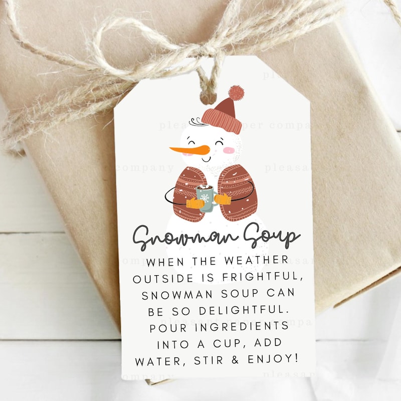 Snowman Soup - Etsy