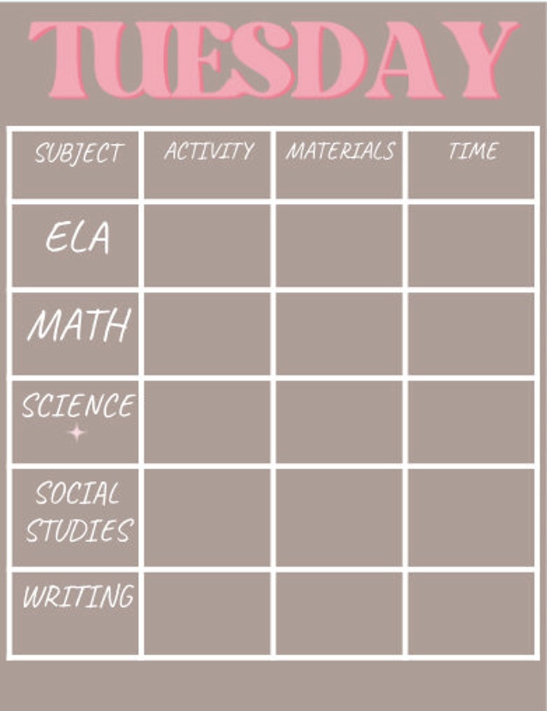 Digital Weekly Lesson Plan Template for Teachers, Google Slides/google ...