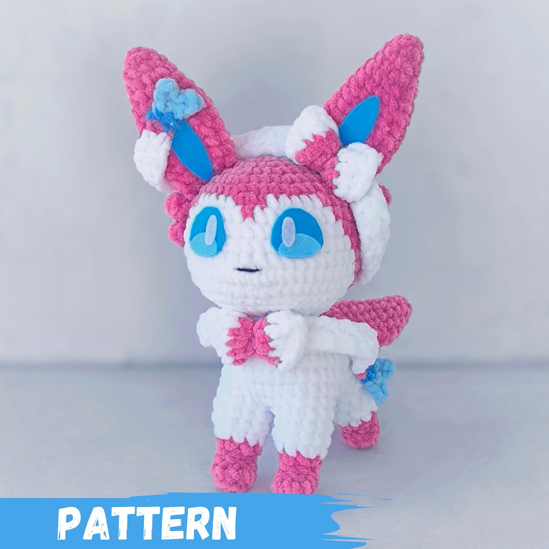 Crochet Amigurumi Pattern - Sylveon (pokémon) (EN, RU) - Etsy