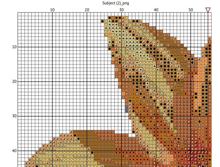 Orange Flower Cross Stitch Pattern - Etsy