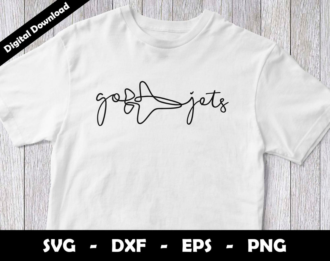 Go Jets SVG PNG, Football Team, Sublimation Png, Sport Mascot Design ...