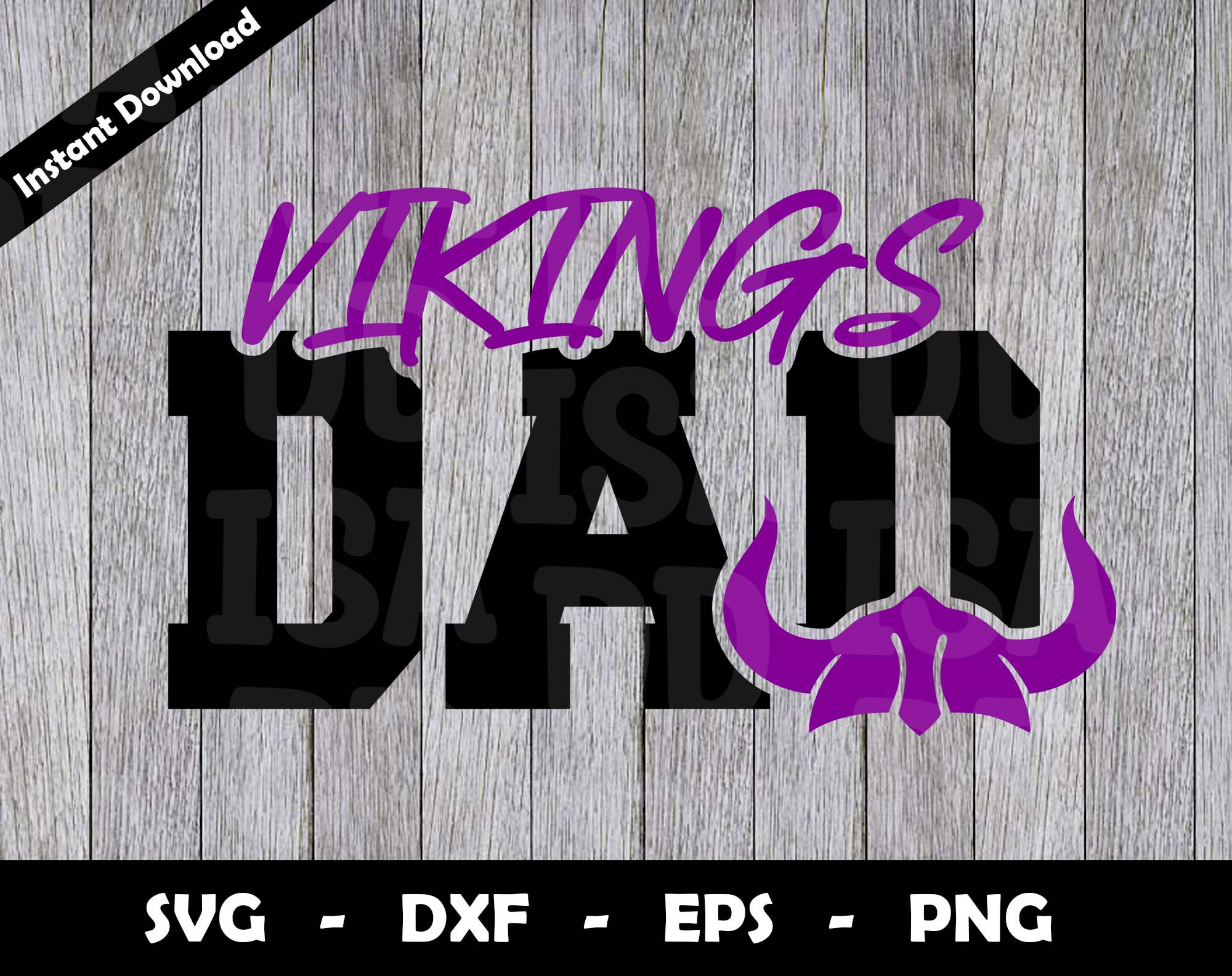 Vikings Dad SVG PNG, Football Team, Sublimation Png, Sport Mascot ...