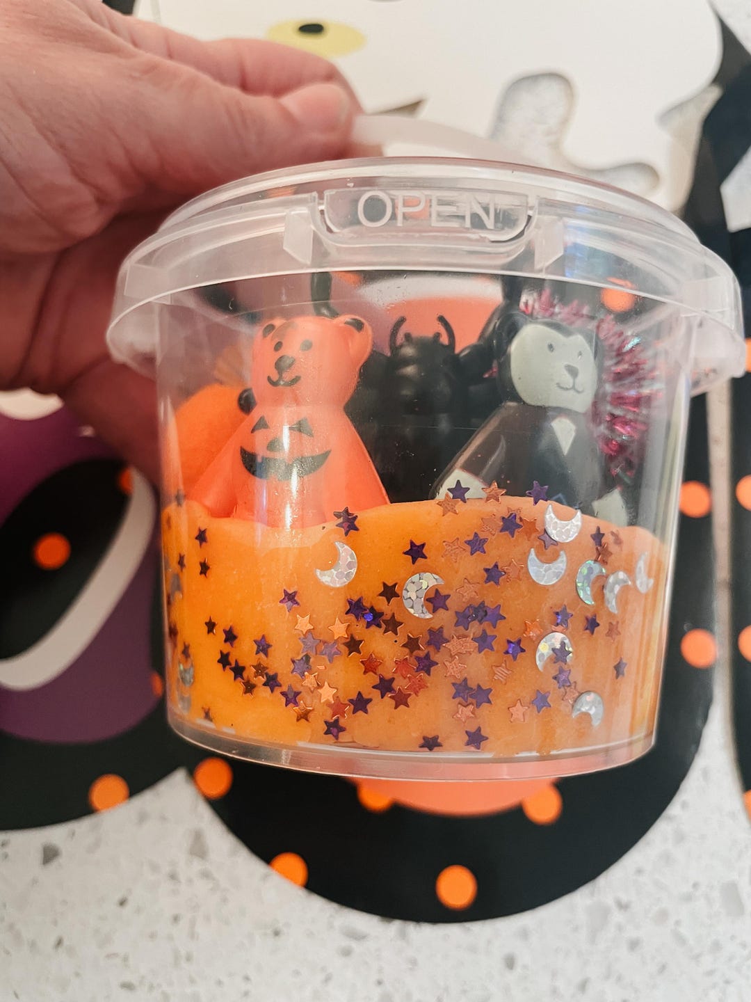 Halloween Playdoug Boo Bucket, Halloween Playdough Bucket, Halloween ...