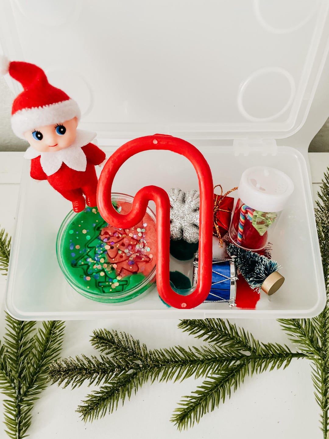 Elf Christmas Playdough Kit, Elf Kit, Elf Playdough, Elf Surprise ...