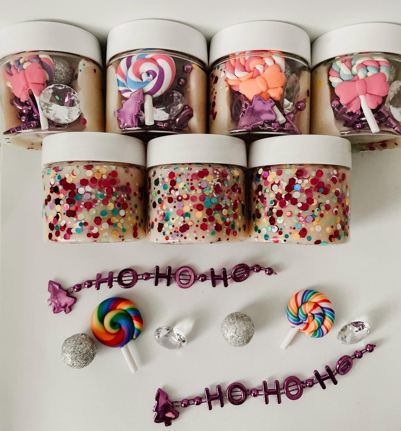 Holiday Sweets Playdough Jar, Sweet Treats Jar, Ho Ho Ho Dough Jar ...