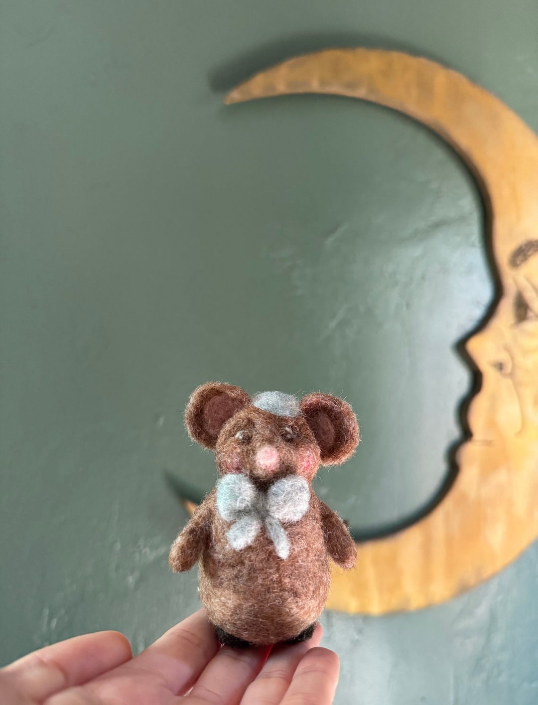 Sleepy Bedtime Felt Mouse - Etsy