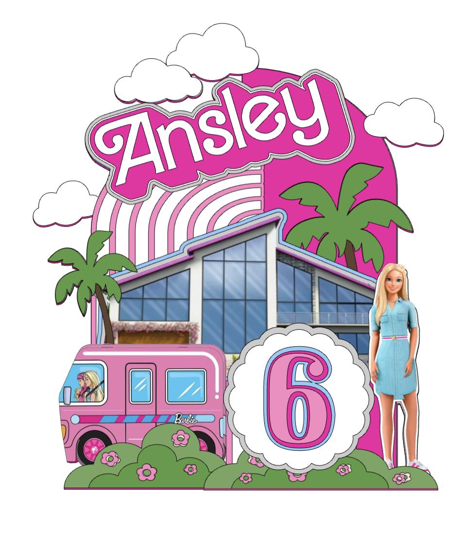 Doll Birthday Cake Topper – Personalized Party Decoration - Etsy