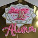 Sweet 16 Cake Topper Birthday Cake Topper Pink and Gold Cake Topper 3D ...