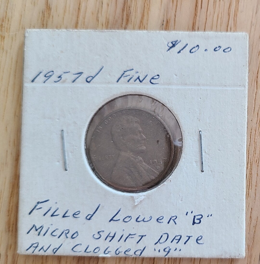 1957 D *MULTIPLE ERRORS* - Etsy