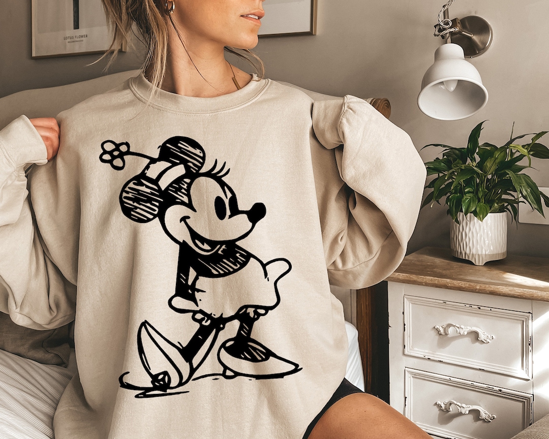 Minnie Mouse Sweatshirt, Minnie Hoodie, Minnie Mouse Sweater, Minnie ...