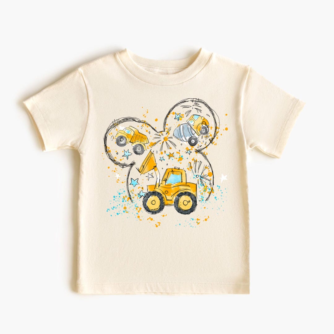 Mickey Kids Shirt, Mickey Construction Shirt, Mickey Mouse Shirt ...