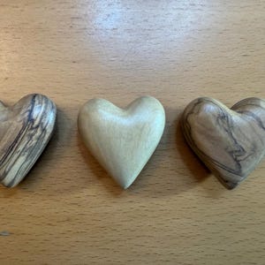 Olive Wood Comfort Heart - Etsy