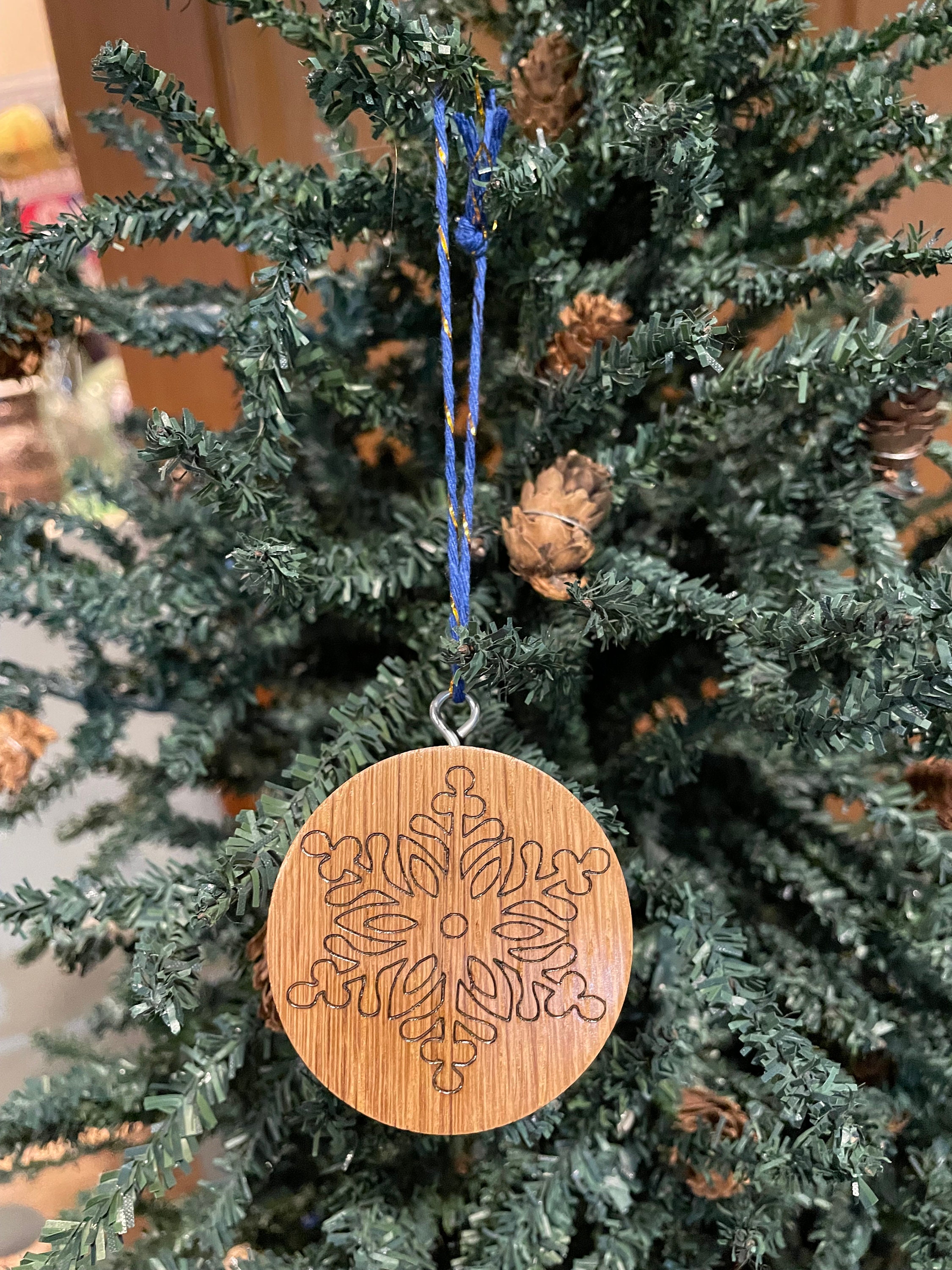 Bourbon Barrel Bung Laser Etched Ornament - Etsy