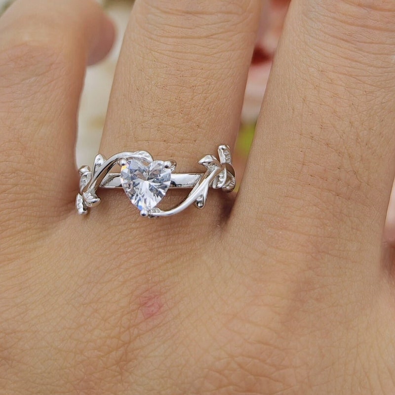 Silver Promise Ring - Etsy