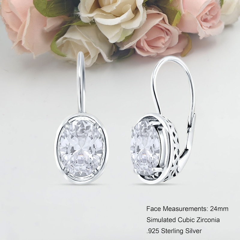 Cubic Zirconia Studs Oval - Etsy