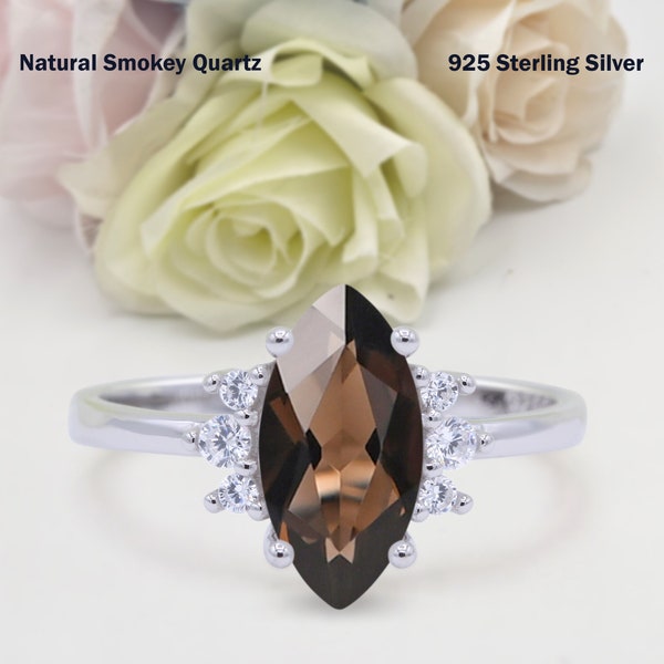 Smokey Diamond Engagement Ring - Etsy
