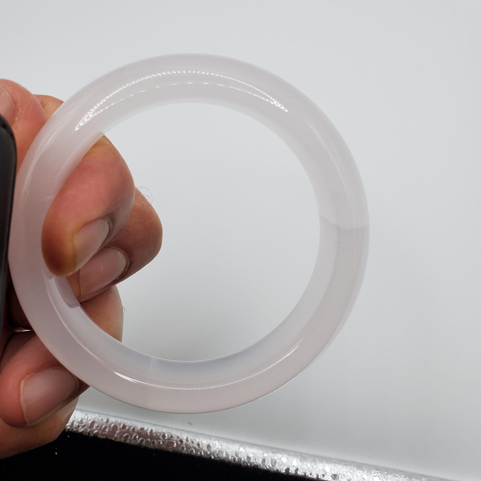 Natural Light Pink Jade Bangle |gift for Him | Gift for Her - Etsy