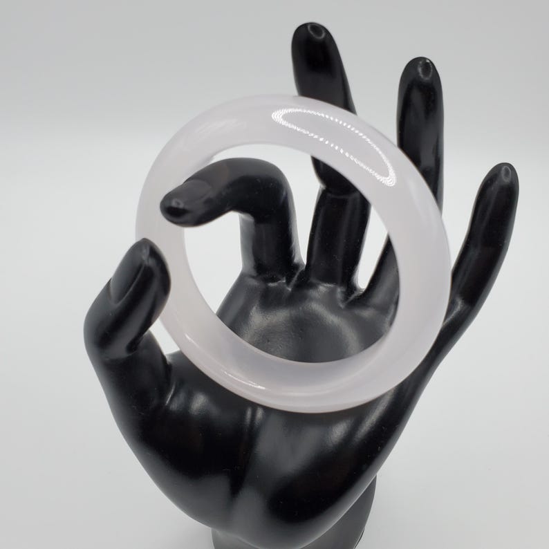 Natural Light Pink Jade Bangle |gift for Him | Gift for Her - Etsy