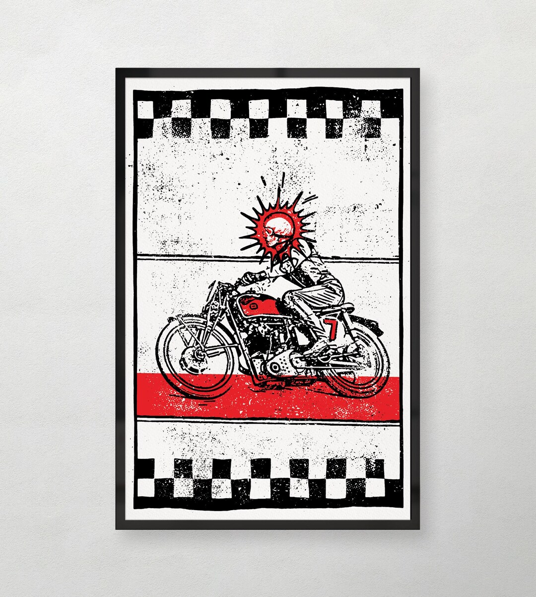 Ride Fast Limited Edition of 20 Screenprinted 12x18 Print - Etsy