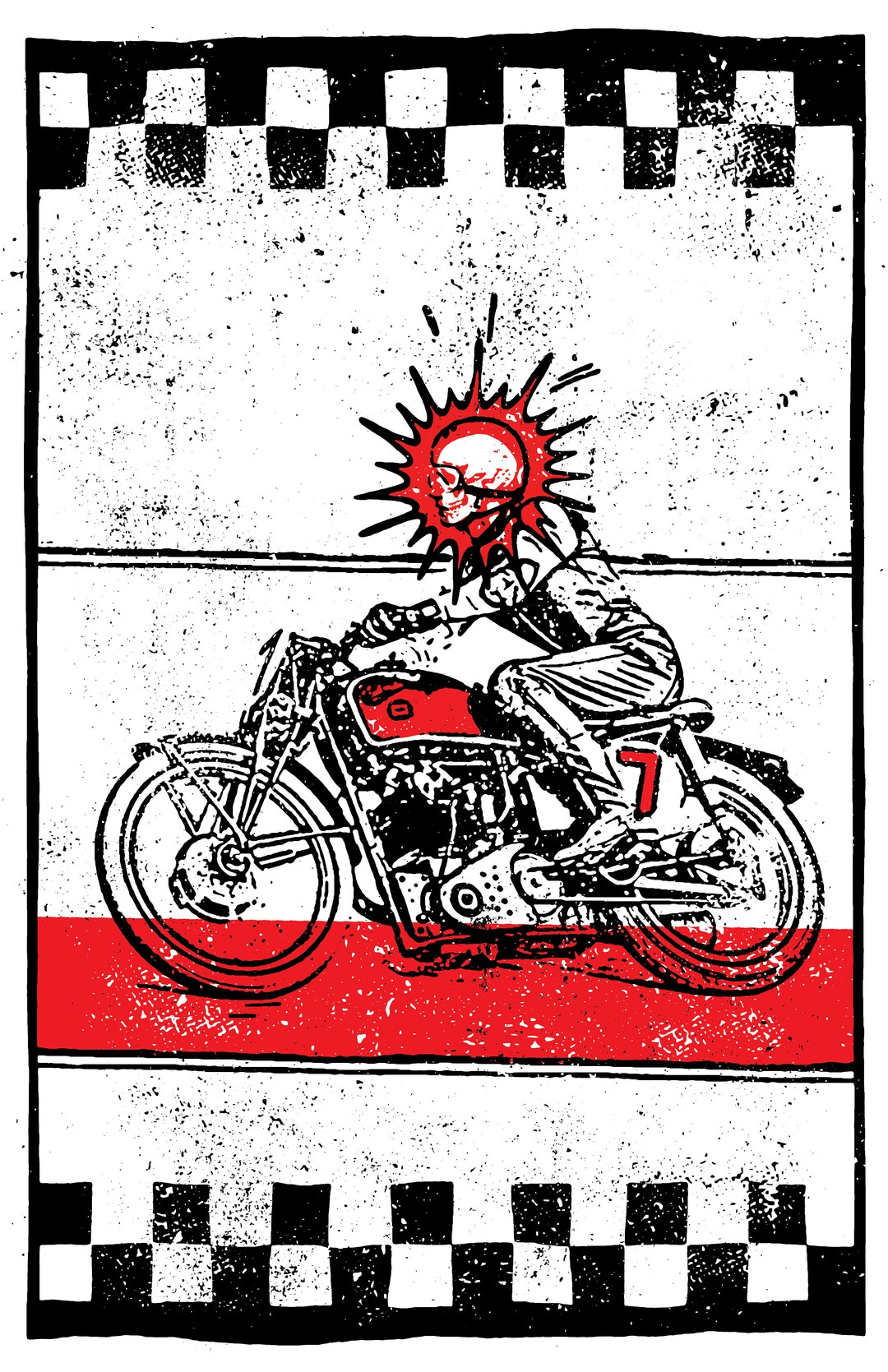 Ride Fast Limited Edition of 20 Screenprinted 12x18 Print - Etsy