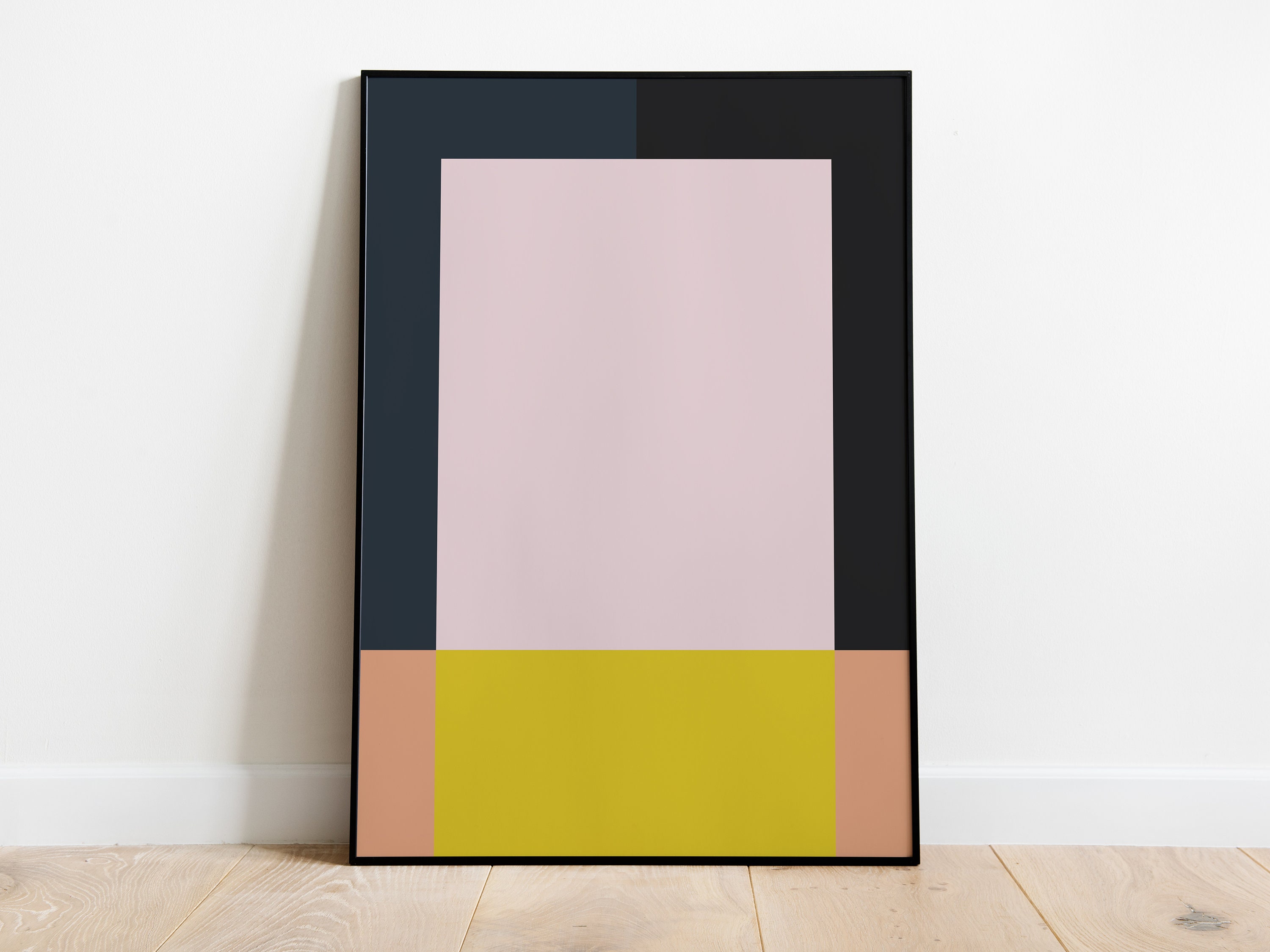 Minimalist Color Block Print Trendy Art Prints Simplistic - Etsy