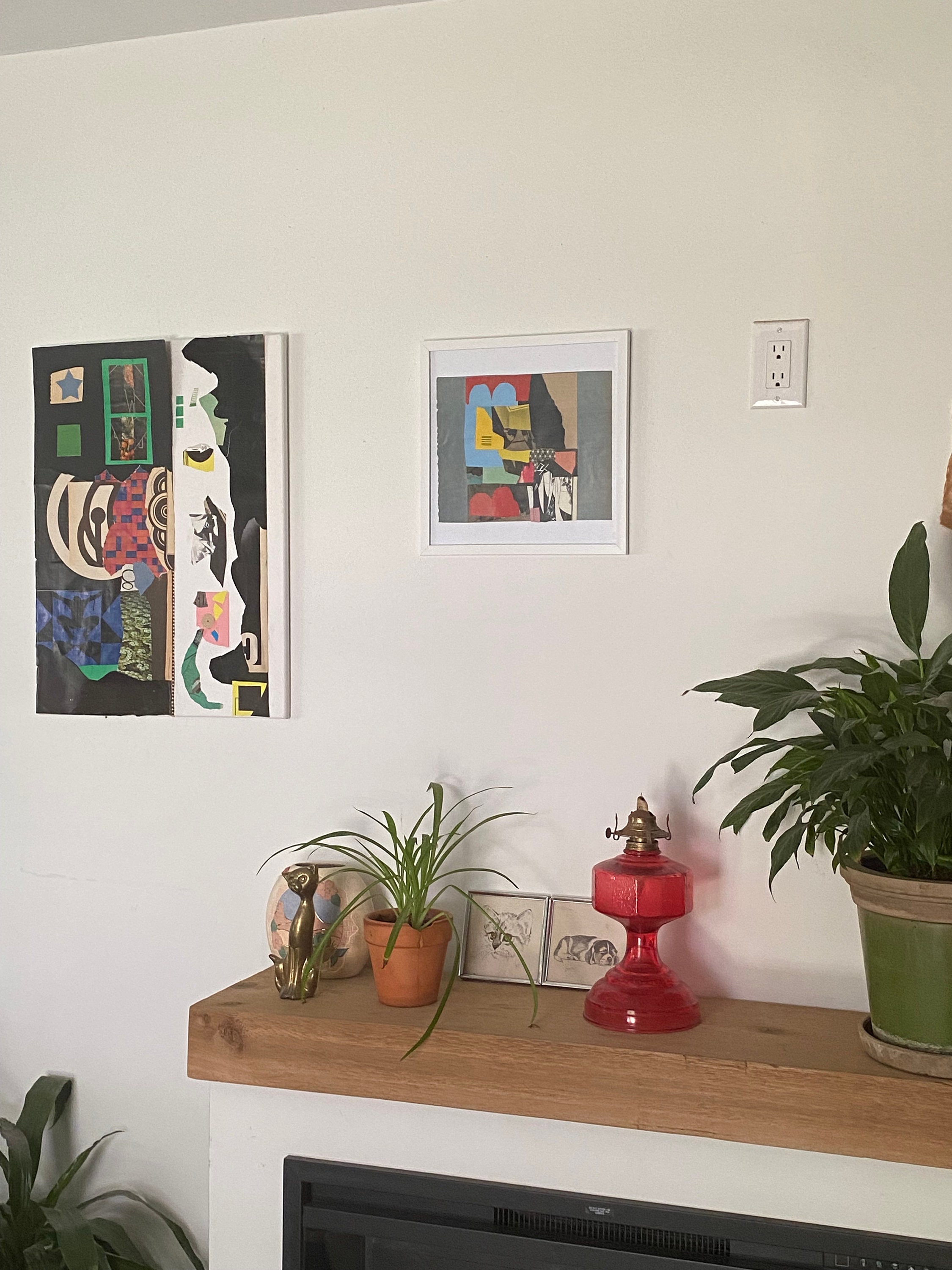 Paper Collage Art, Abstract Art, Handmade Collage, Original Collage Art ...