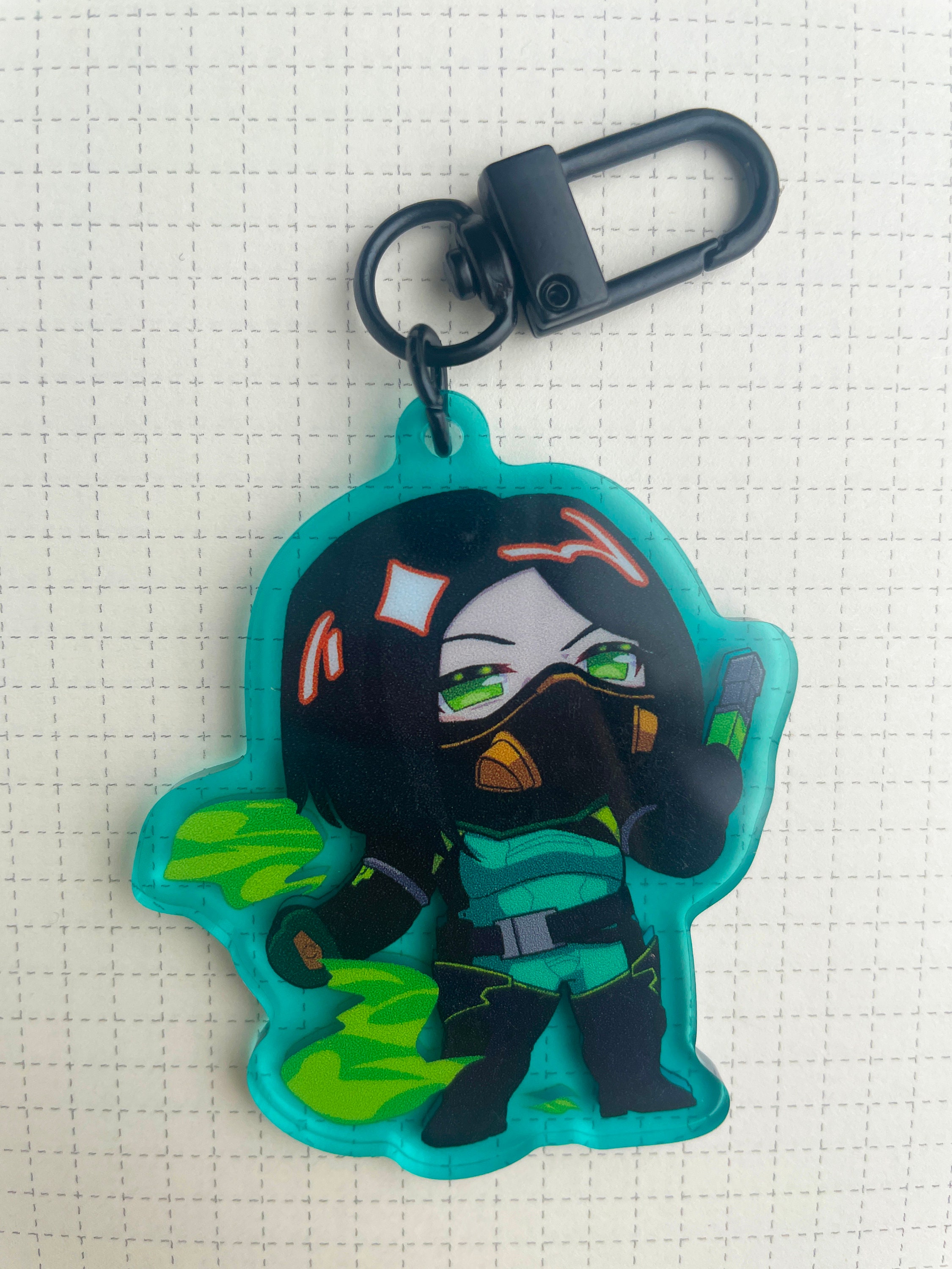 Valorant Controller Agent Acrylic Keychains/charms - Etsy