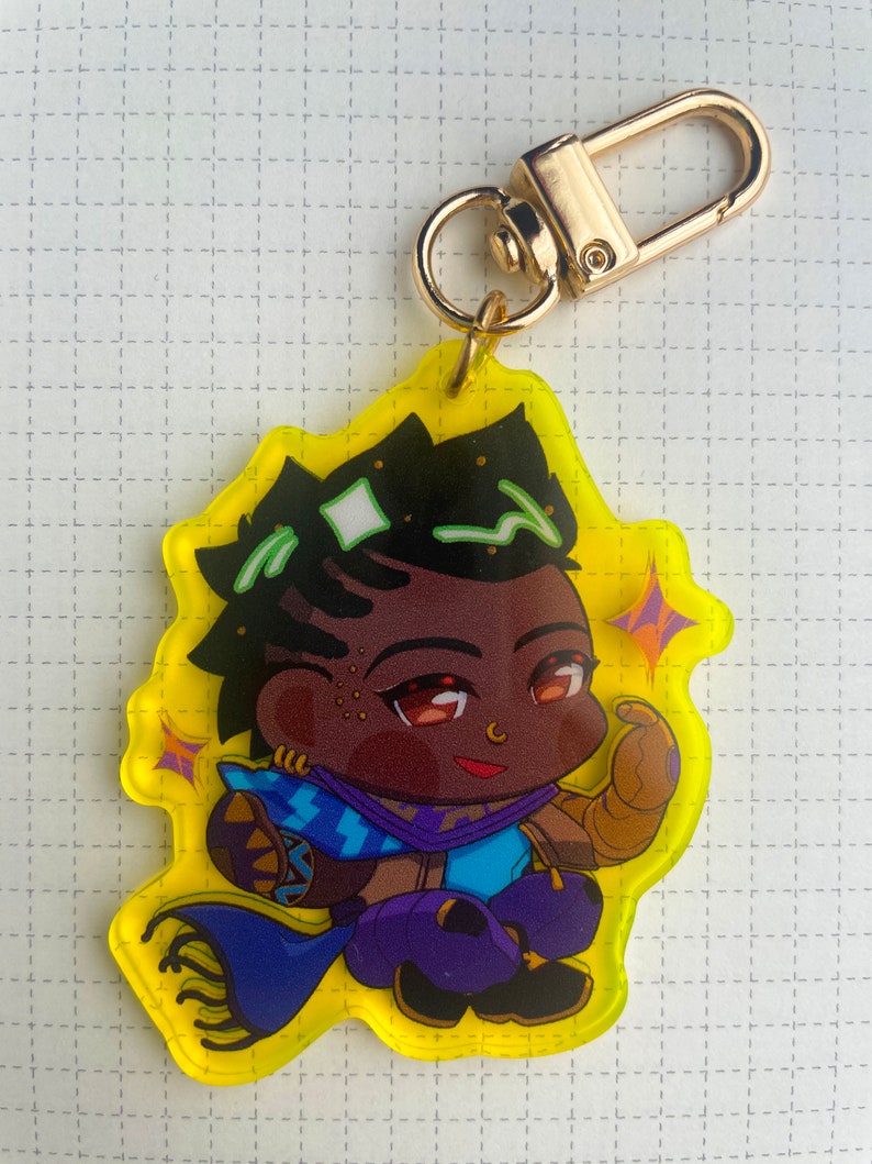 Valorant Controller Agent Acrylic Keychains/charms - Etsy