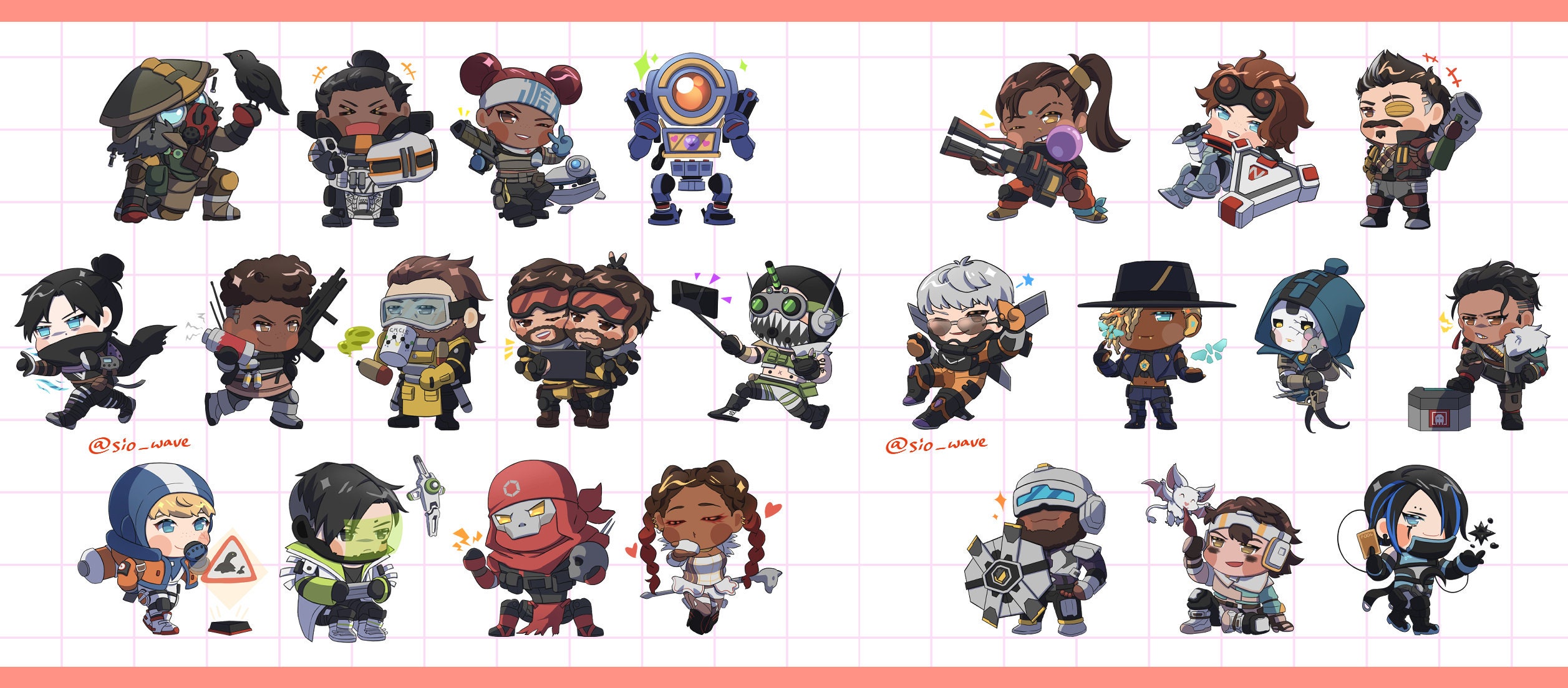 Apex Legends Stickers - All Legends - Etsy
