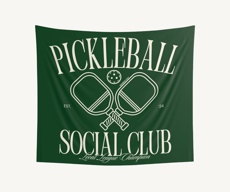 Pickleball Banner Pickleball Flag Pickleball Tapestry Pickleball ...