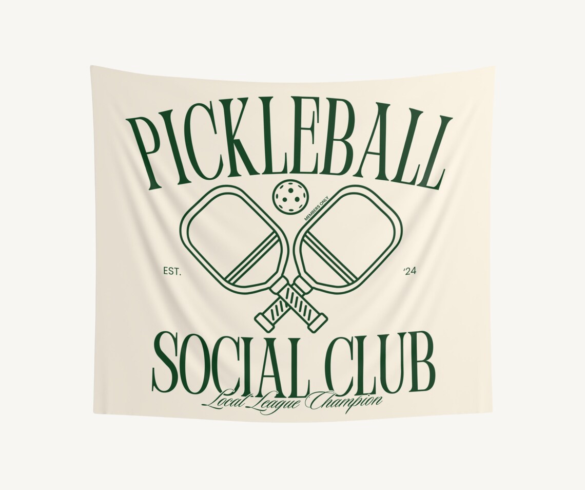 Pickleball Banner Pickleball Flag Pickleball Tapestry Pickleball ...