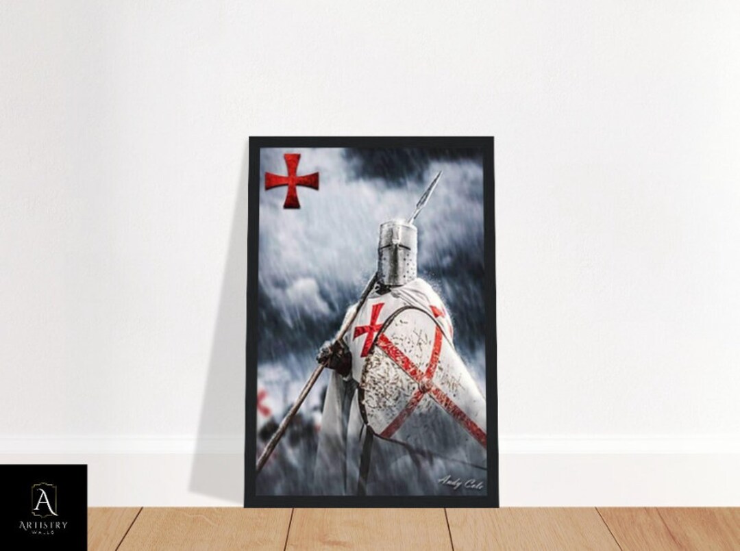 Crusader Poster, Crusader Artwork, Crusader Print, Crusader Wall Art ...