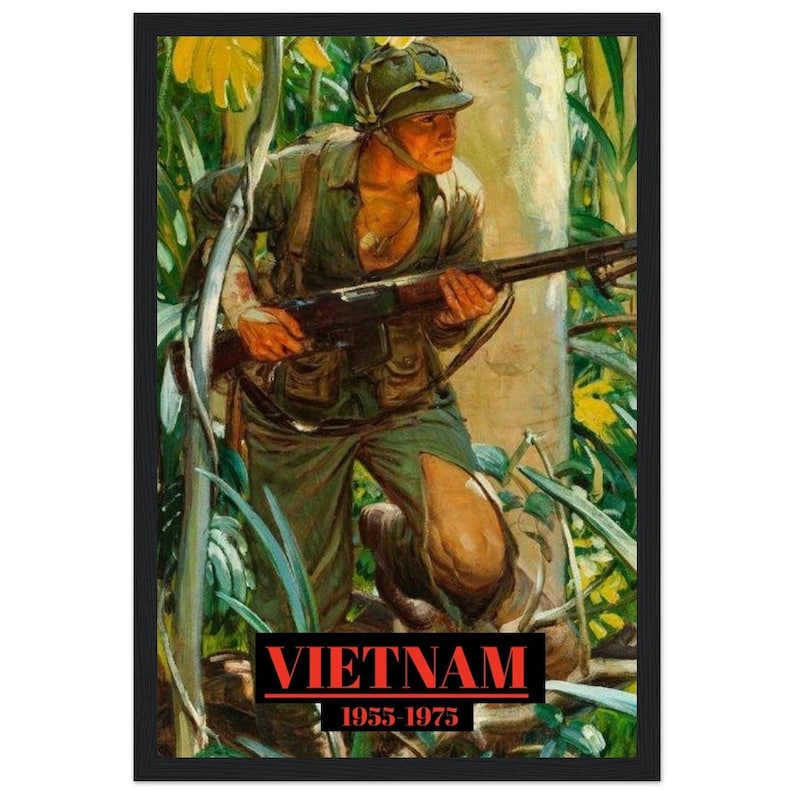 Vietnam Poster, Vietnam Art, Vietnam War Poster, Vietnam War Wall Art ...