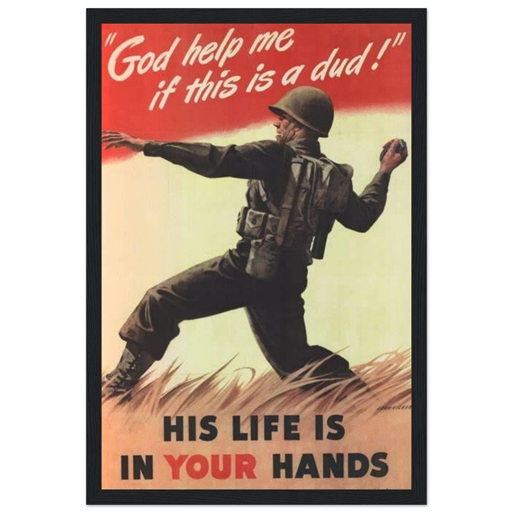 WW2 Propaganda Poster, WW2 Propaganda Wall Art, WW2 Propaganda Artwork ...